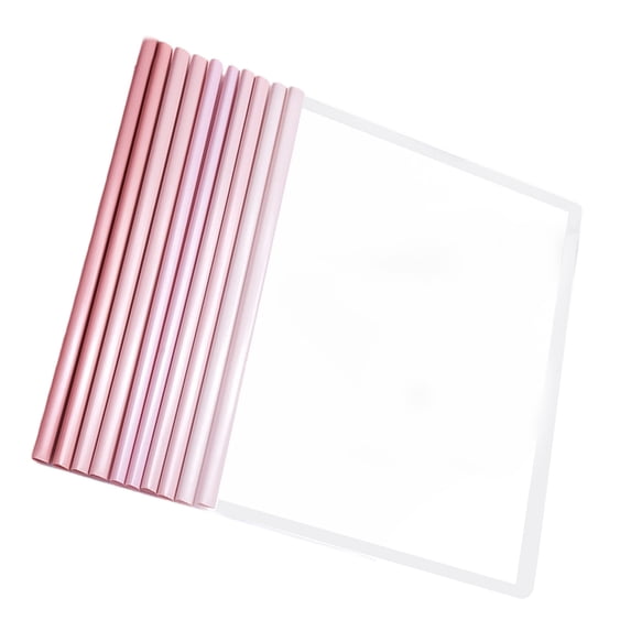 10 Pieces Clear File Folders for School Office Document Thickened ...