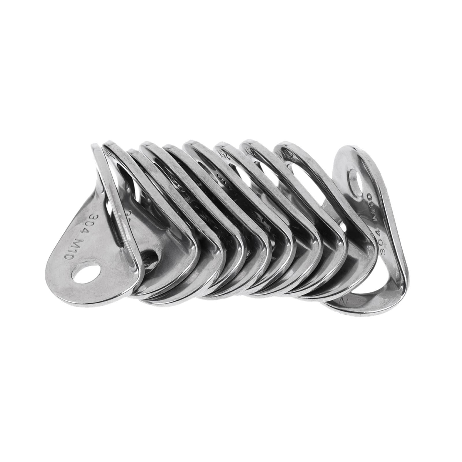10 Pieces Climbing Anchor Point Nail Hanger M10 for Rappelling Piton ...