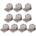 10 Pieces Clip On Buttons for Face Covering Removable Face Cover Button ...