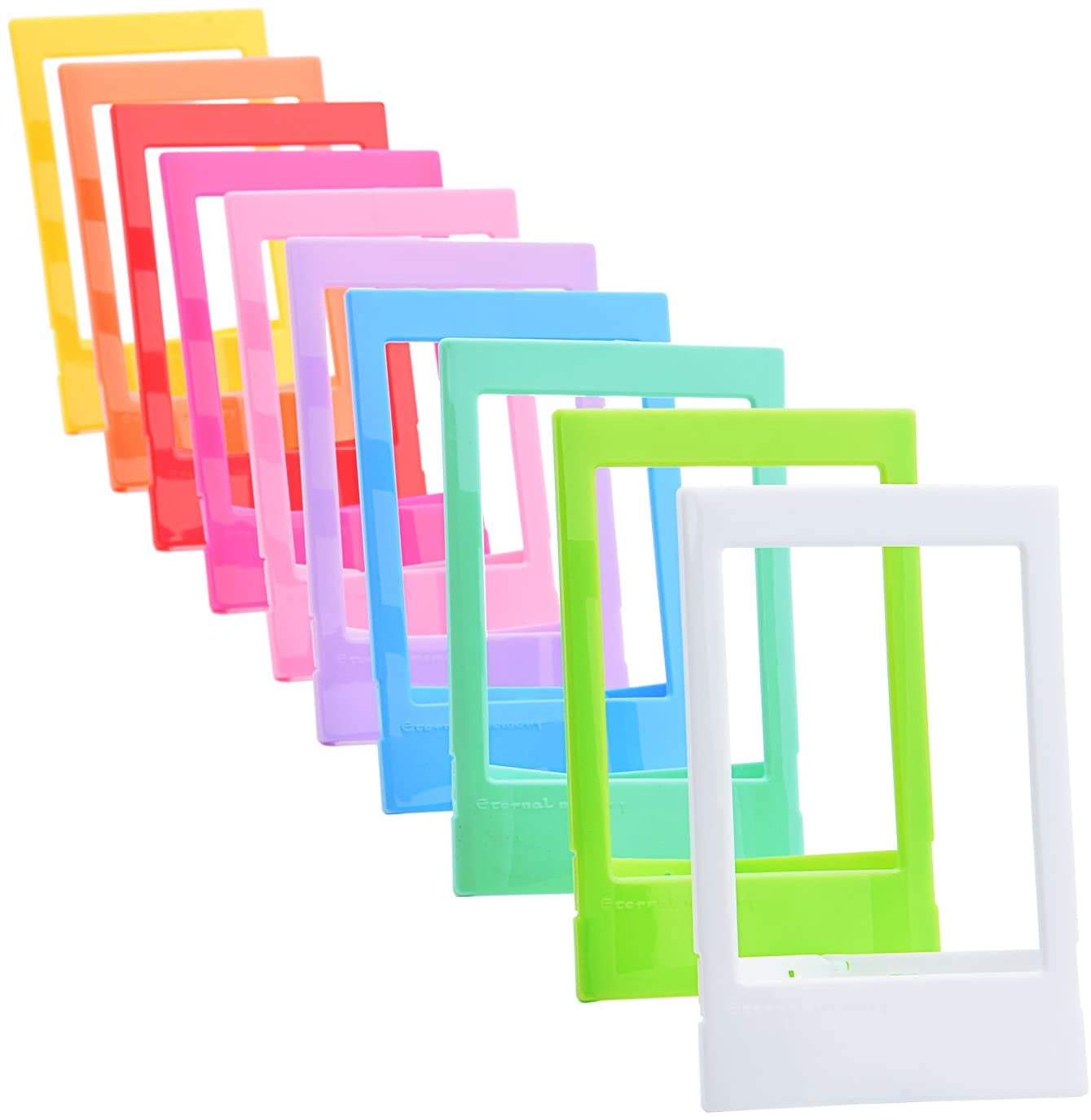 10 Pieces Colorful Mini Photo Picture Frames Stand Compatible With ...