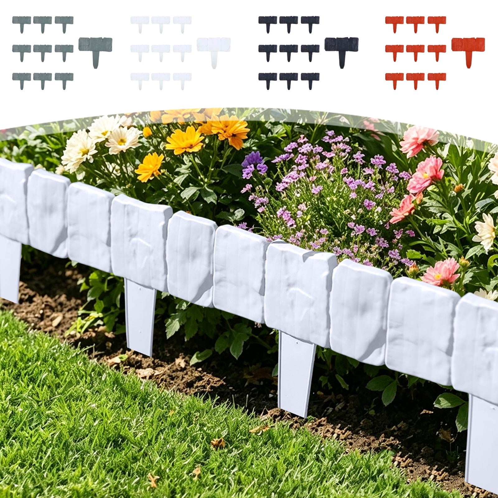 10 Pieces Combined Guardrail Sturdy Environmental Protection Material ...