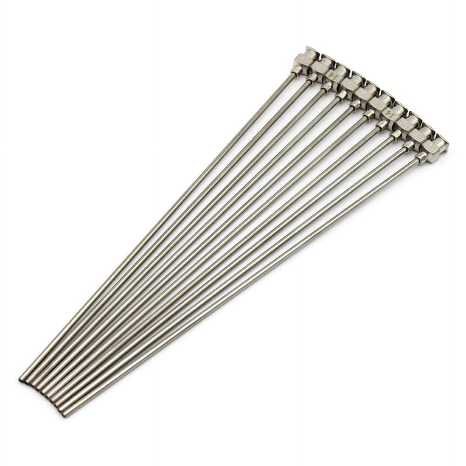 10 Pieces Dispensing Needle 6 Inch Stainless Steel Blunt Tip Luer ...