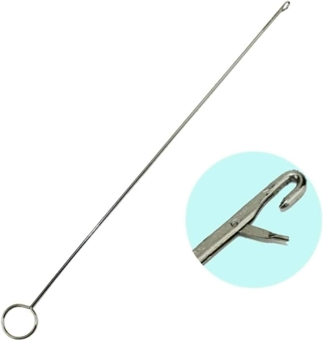 10 Pieces Durable Metal Sewing Loop Turner Hook with Latch for Turning ...