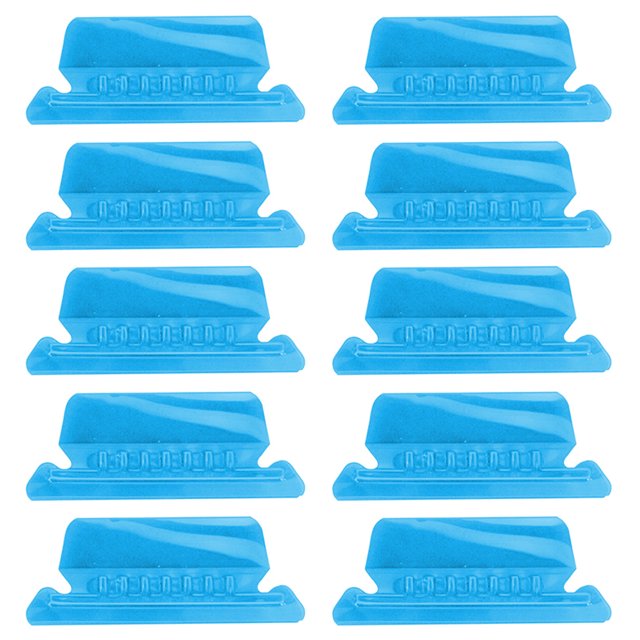 10 Pieces File Folder Tabs Clear Colored Hanging Folder Tabs with ...