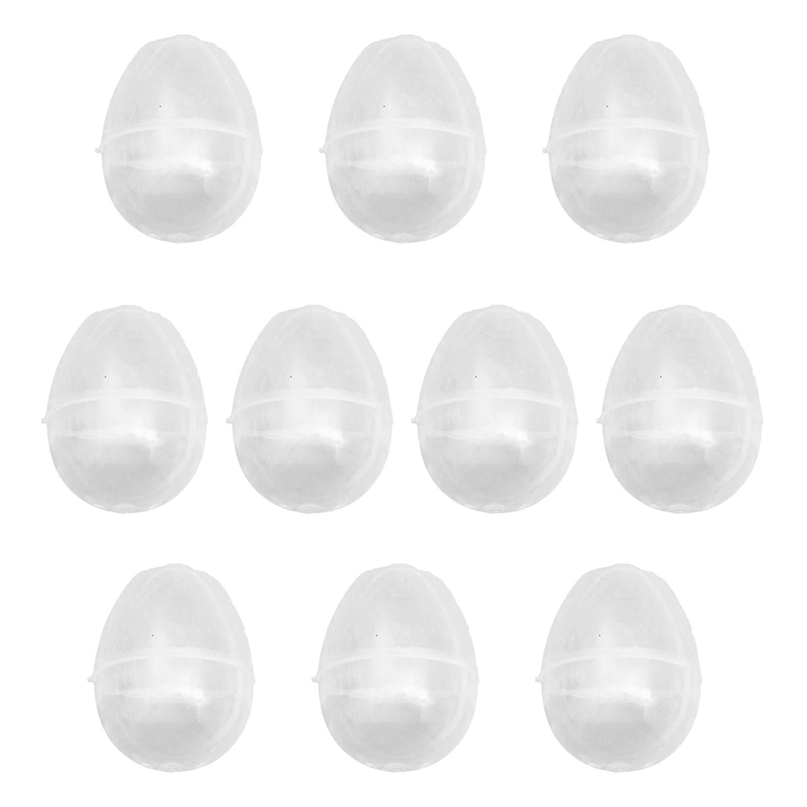 10 Pieces Fillable Easter Eggs with Hinge Bulk Creative Easter Gift Box ...