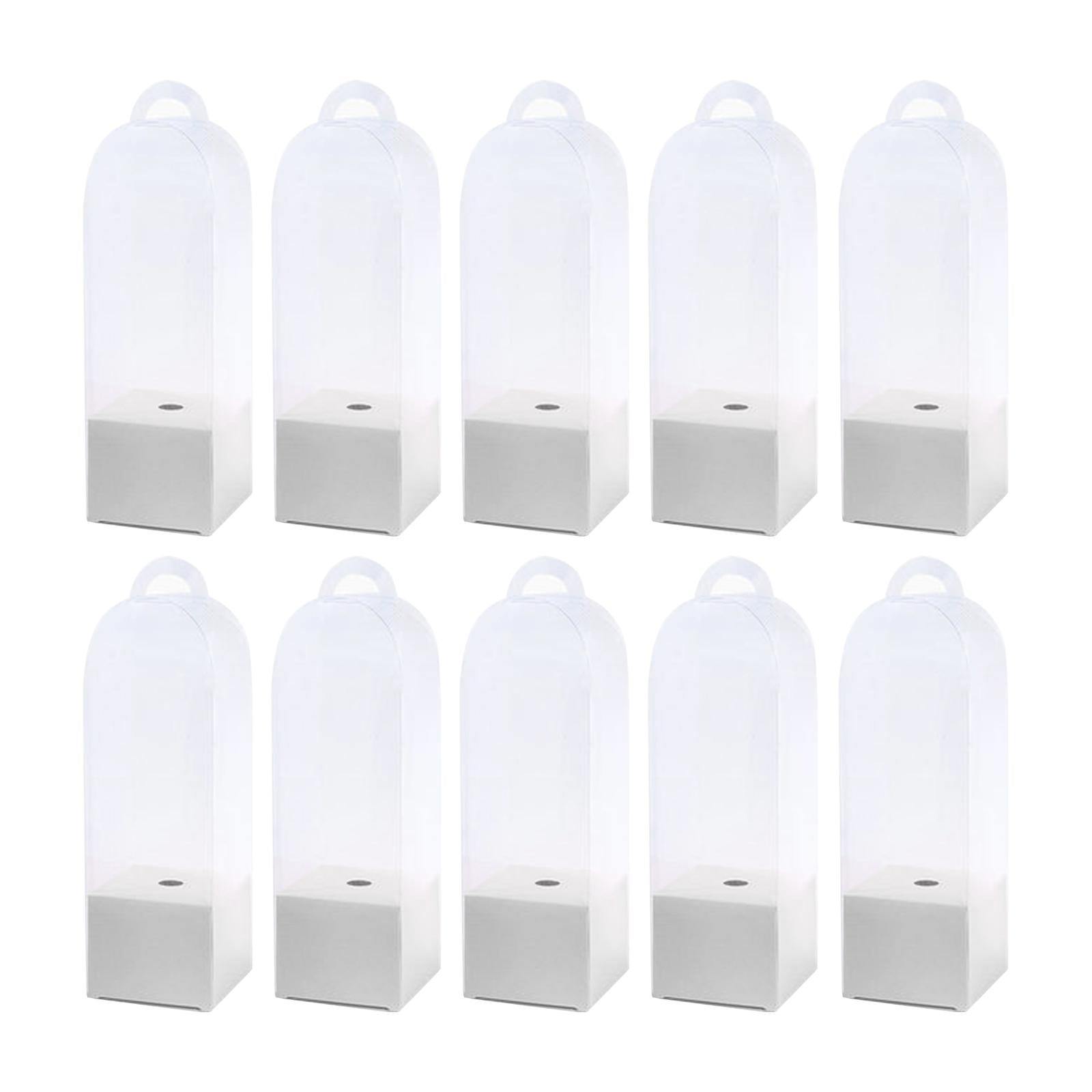 10 Pieces Flower Gift Boxes Empty Gift Bags with Handle Flower ...