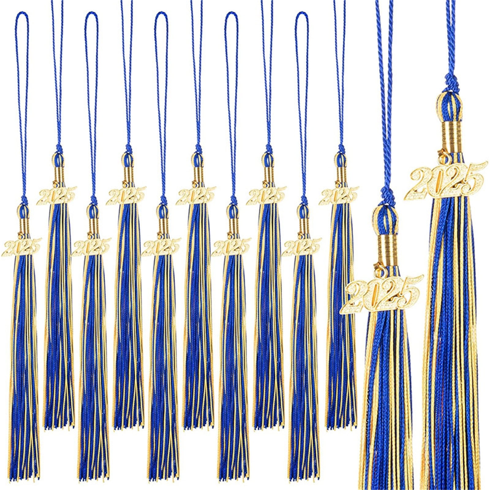 10 Pieces Graduation Tassel with 2025 Charm for Graduation Cap, Charm ...