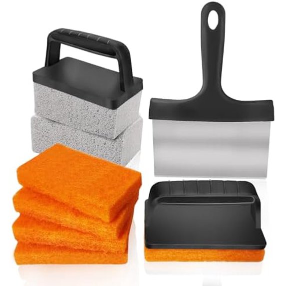 10 Pieces Griddle Cleaning Kit for Blackstone & More - Professional ...