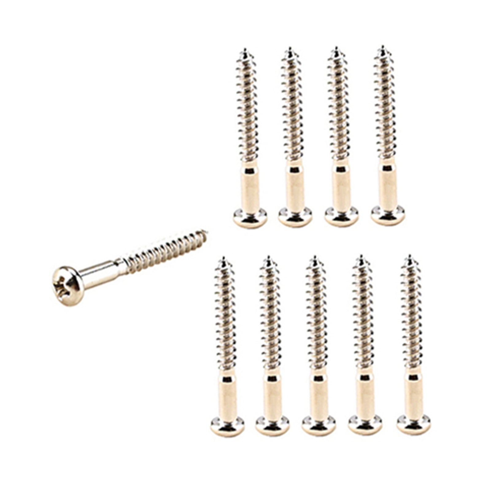 10 Pieces Guitar Screw Electric Guitar Bridge Mounting Screws, Neck ...