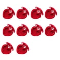 10 Pieces Heart Shaped Lip Balm Container With Mirrored Leakproof ...