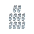 10 Pieces Heavy Duty Double Ear Hose Clamps 304 Steel High Strength ...