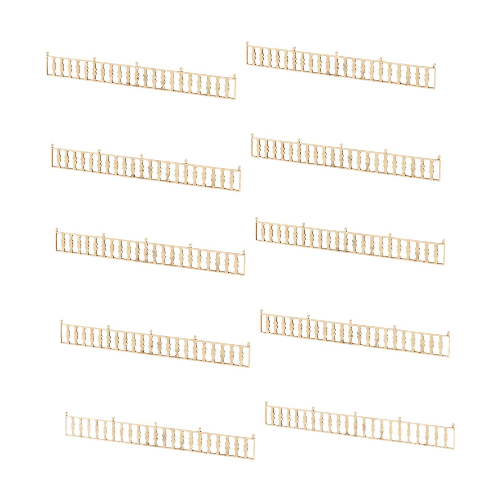 10 Pieces Layout Accessories Sand Table Scenery Fences Model Rail ...