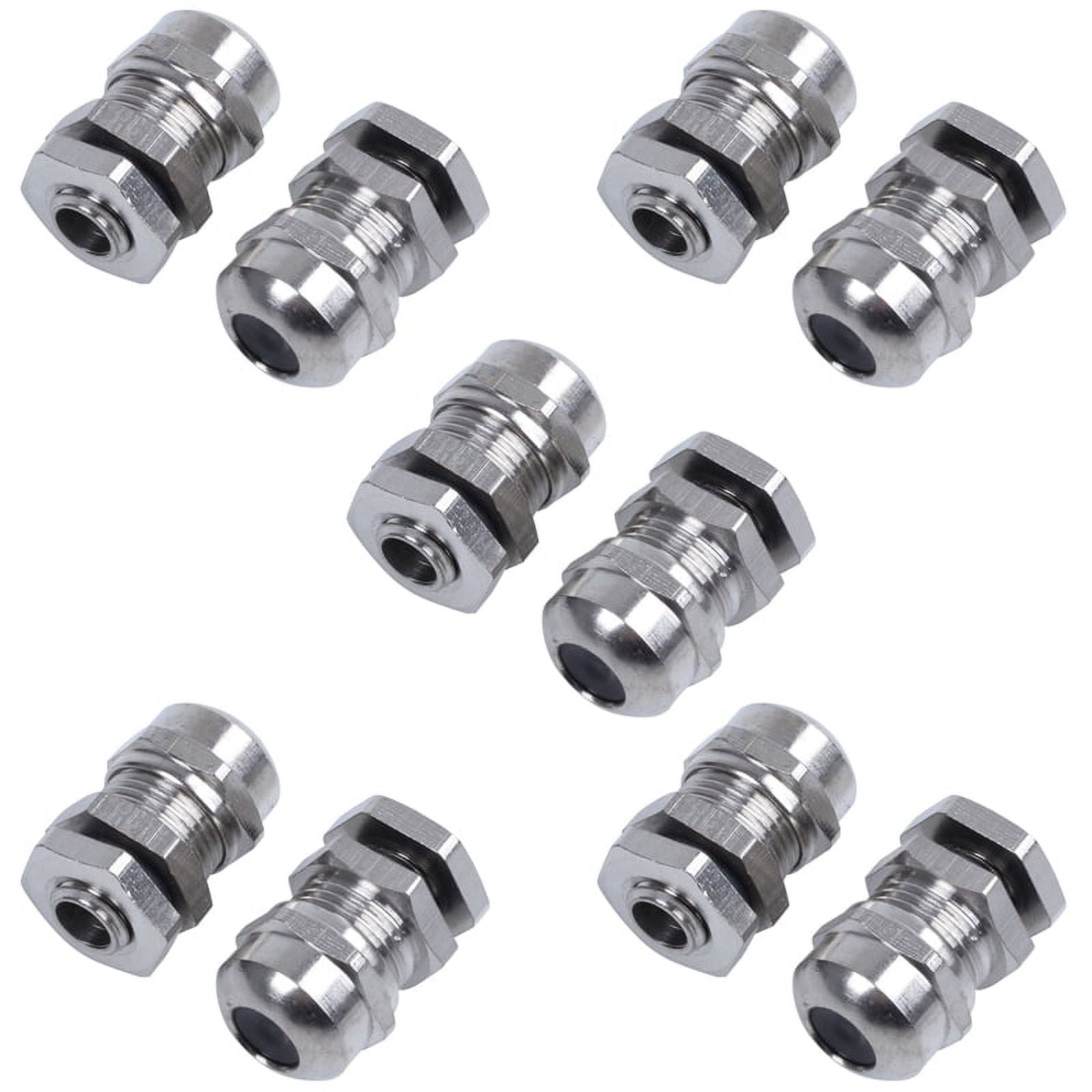 10 Pieces M8 Waterproof Disengagement Cable Gland for 2-5mm Cable Wire ...