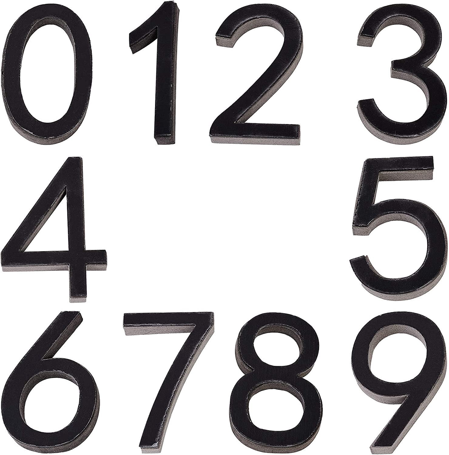 10 Pieces Mailbox Numbers 3 Inch Self-Adhesive Door House Numbers ...
