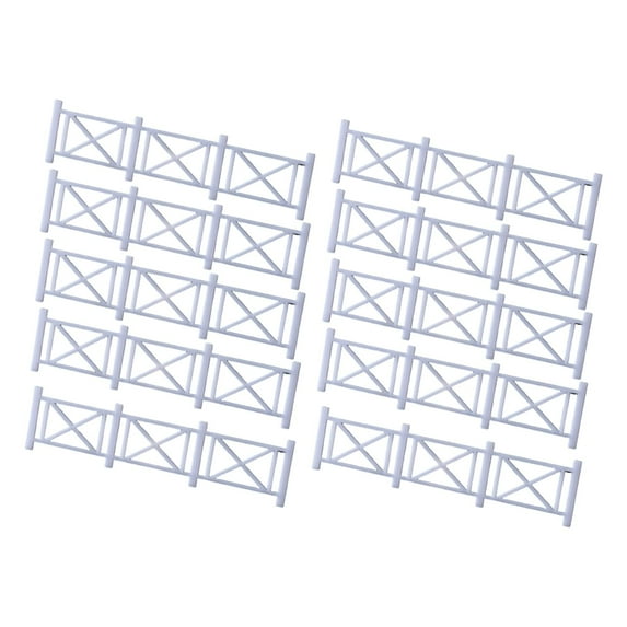 10 Pieces Mini Fence Model Train Railroad Fence Model Building Railing ...