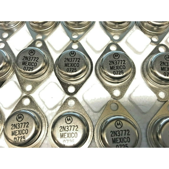 10 Pieces | Motorola 2N3772 NPN Planar Silicon Transistor Equiv: NTE181 / ECG181 - Walmart.com