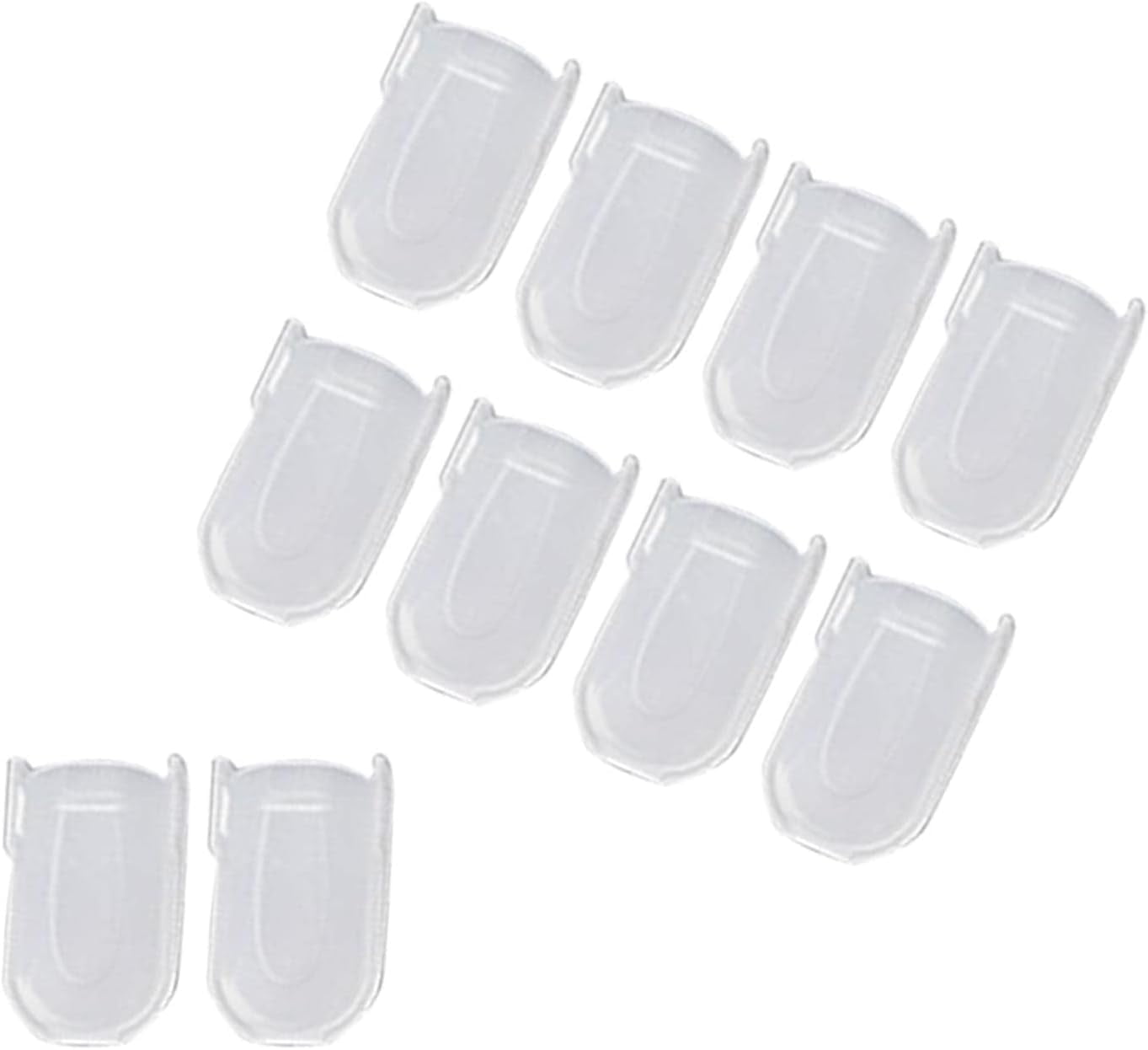 10 Pieces Nail Polish Remover Clips Gel Remover Wraps Nail Soak Off ...