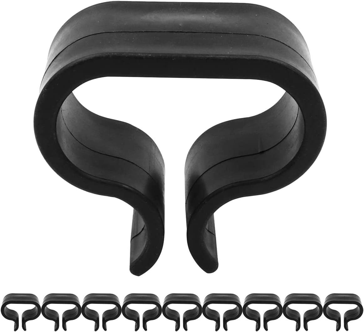 10 Pieces Non-slip Patio Furniture Clips Black Alignment Clips Outdoor ...