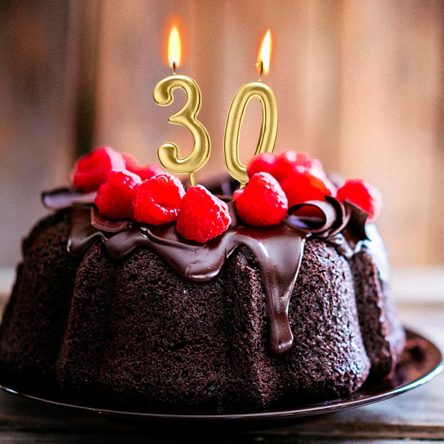 10-Pieces Numeral Birthday Candles - Cake Numeric Candles Number 0 1 2 ...