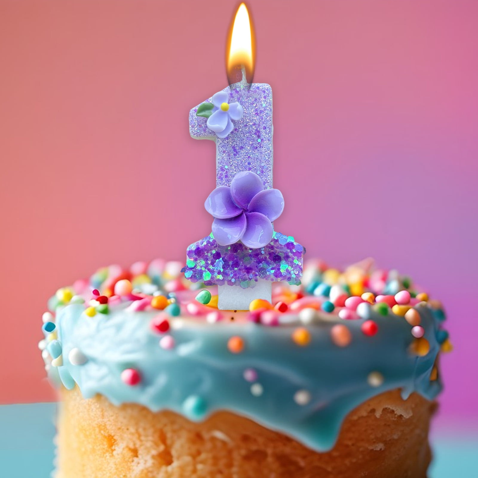 10-Pieces Numeral Birthday Candles - Cake Numeric Candles Number,Used ...