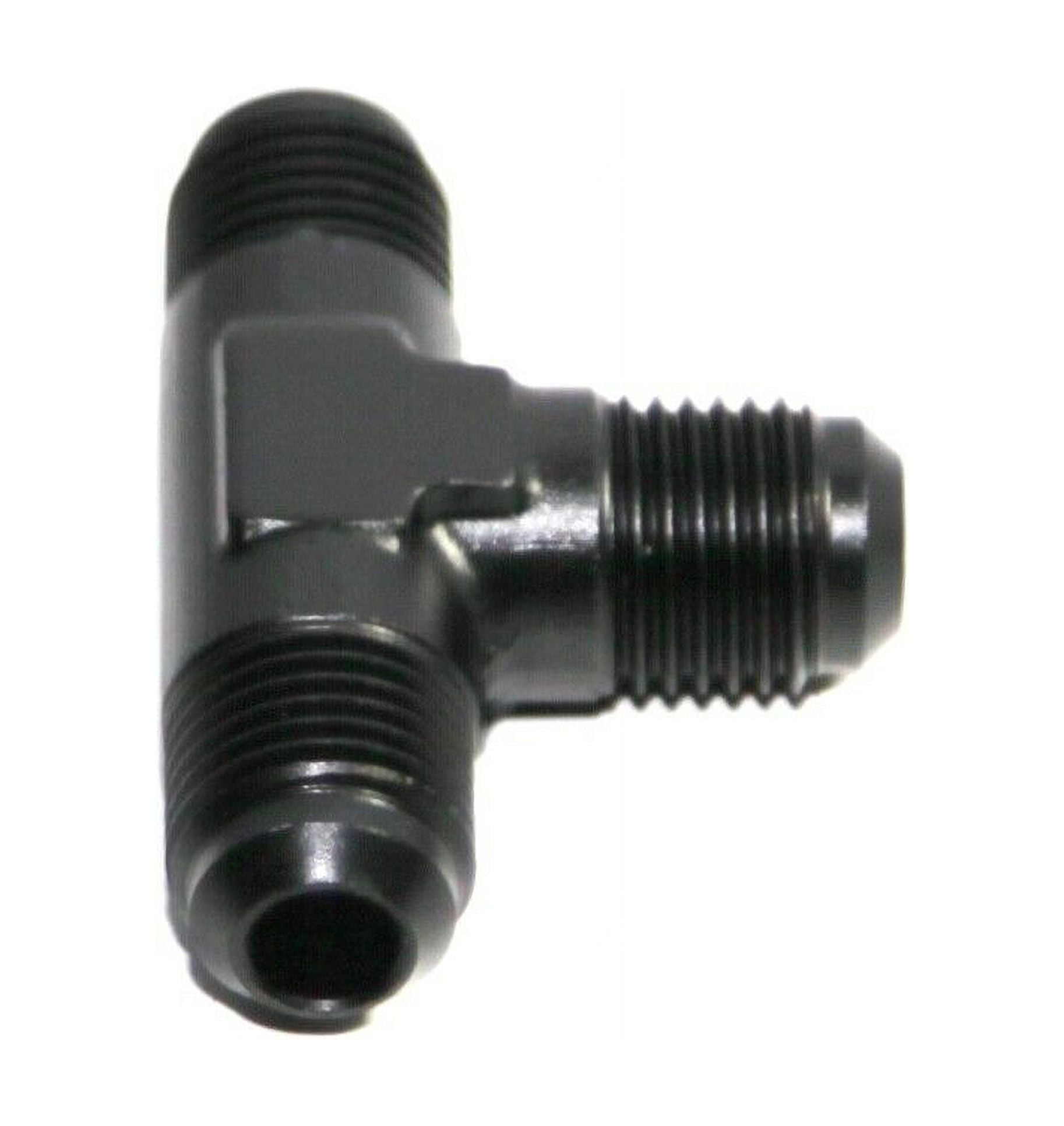 10 Pieces Of BLACK Male Flare T Fitting Adapter 3-Way AN6 6-AN Male to ...