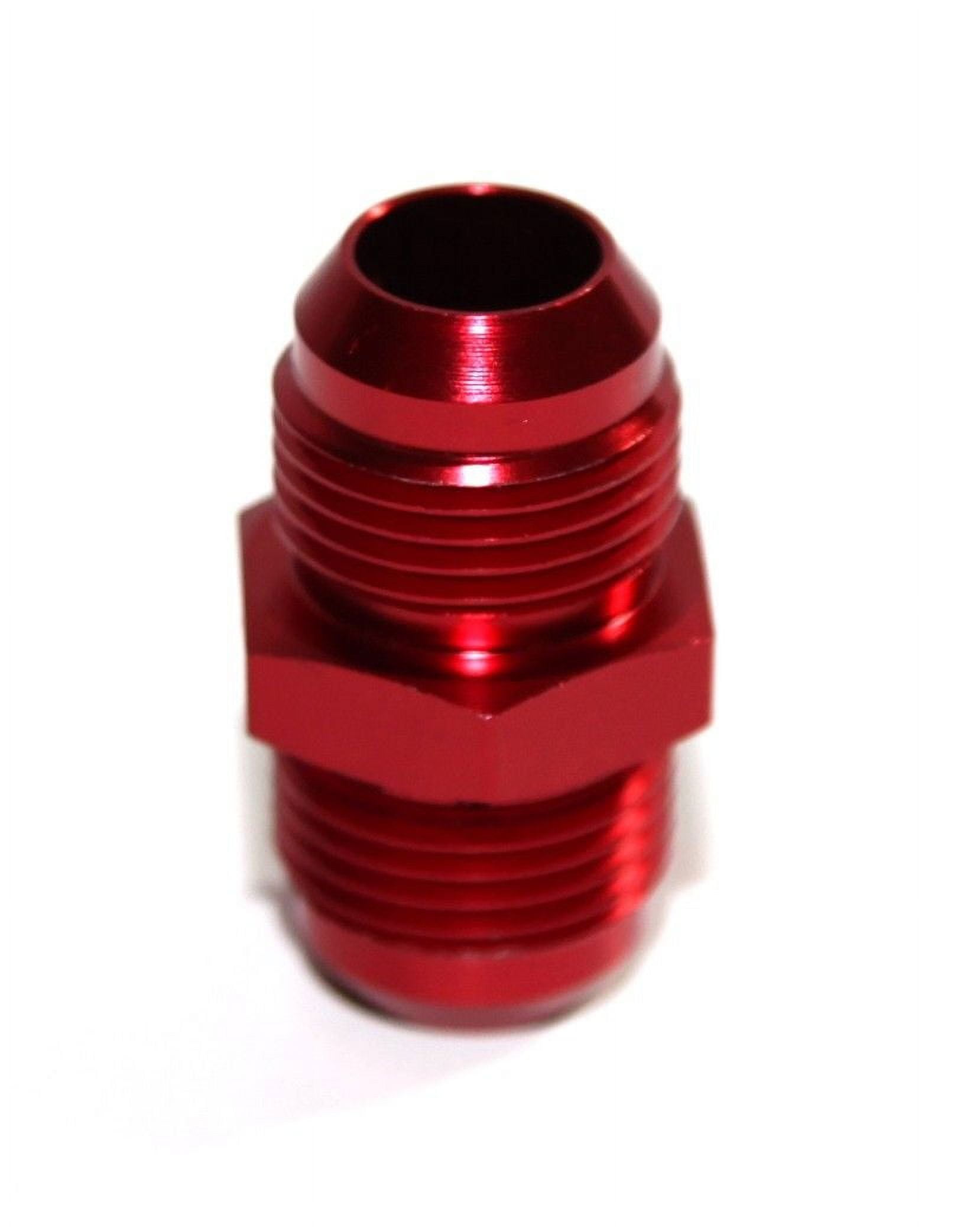10 Pieces Of RED 10AN AN-10 Male Thread Straight Aluminum Anodized ...