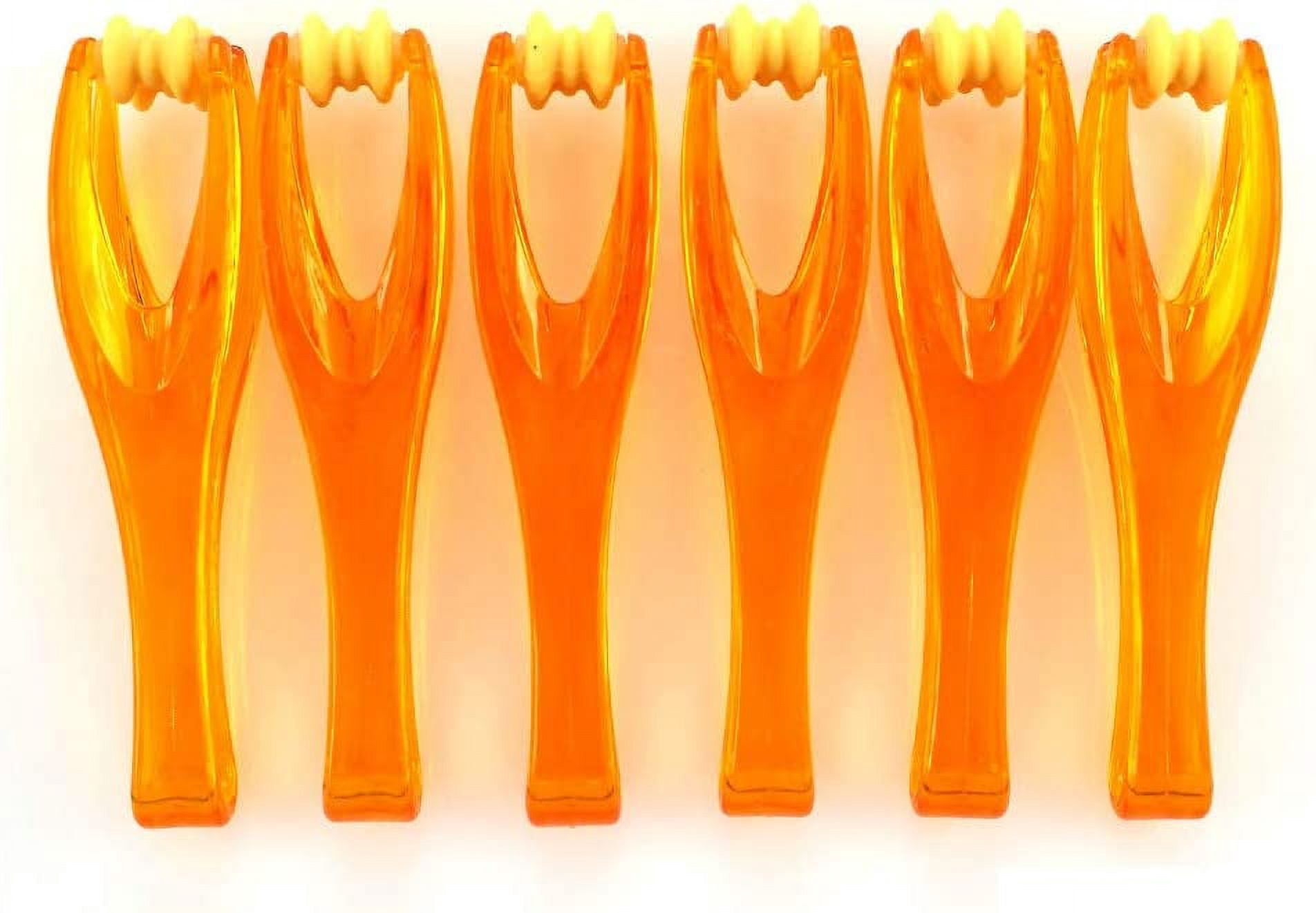 10 Pieces Orange Finger Joints Massager Hand Handheld Blood Circulation ...