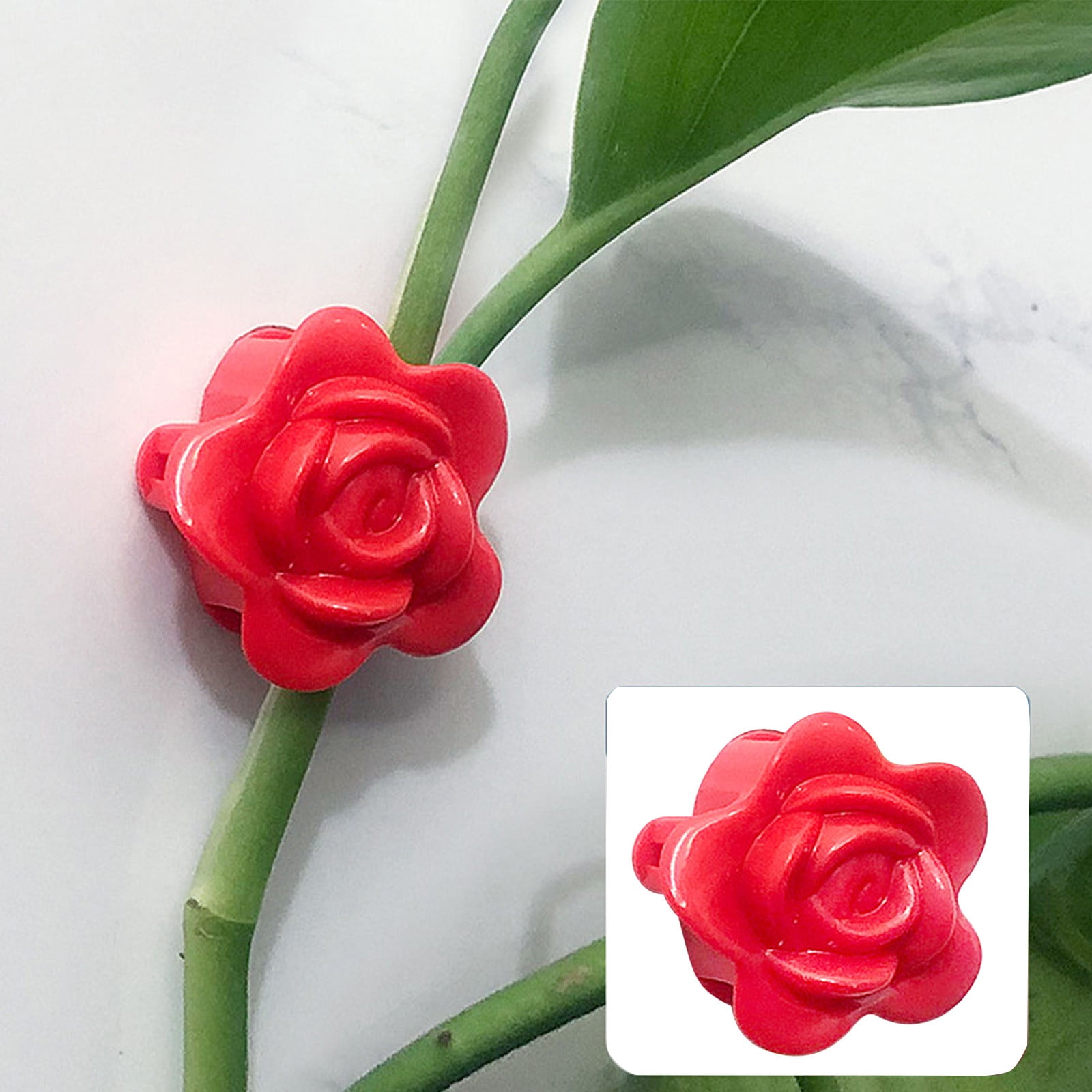 10 Pieces Plant Climbing Wall Fixture Clips, Rose Shape Climbing Wall ...