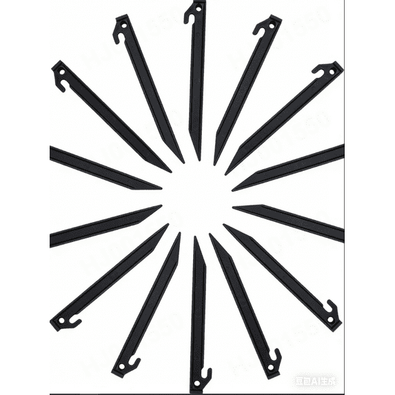 10 Pieces Plastic Inflatable Stakes 8.8 Inch Yard Stakes Stakes ...