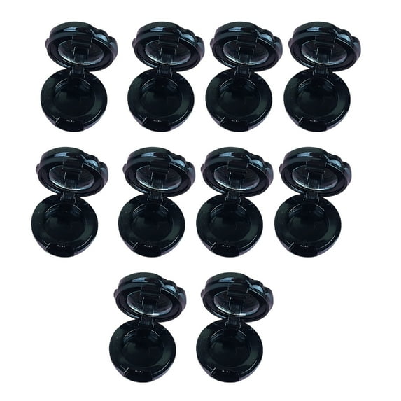 10 Pieces Rose Mirrored Lipstick Cases Practical Lip Balm Container ...