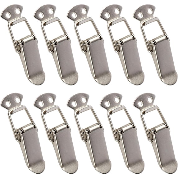 10 Pieces Spring Loaded Toggle Latch Hasp Locks latches,Easy to Use ...