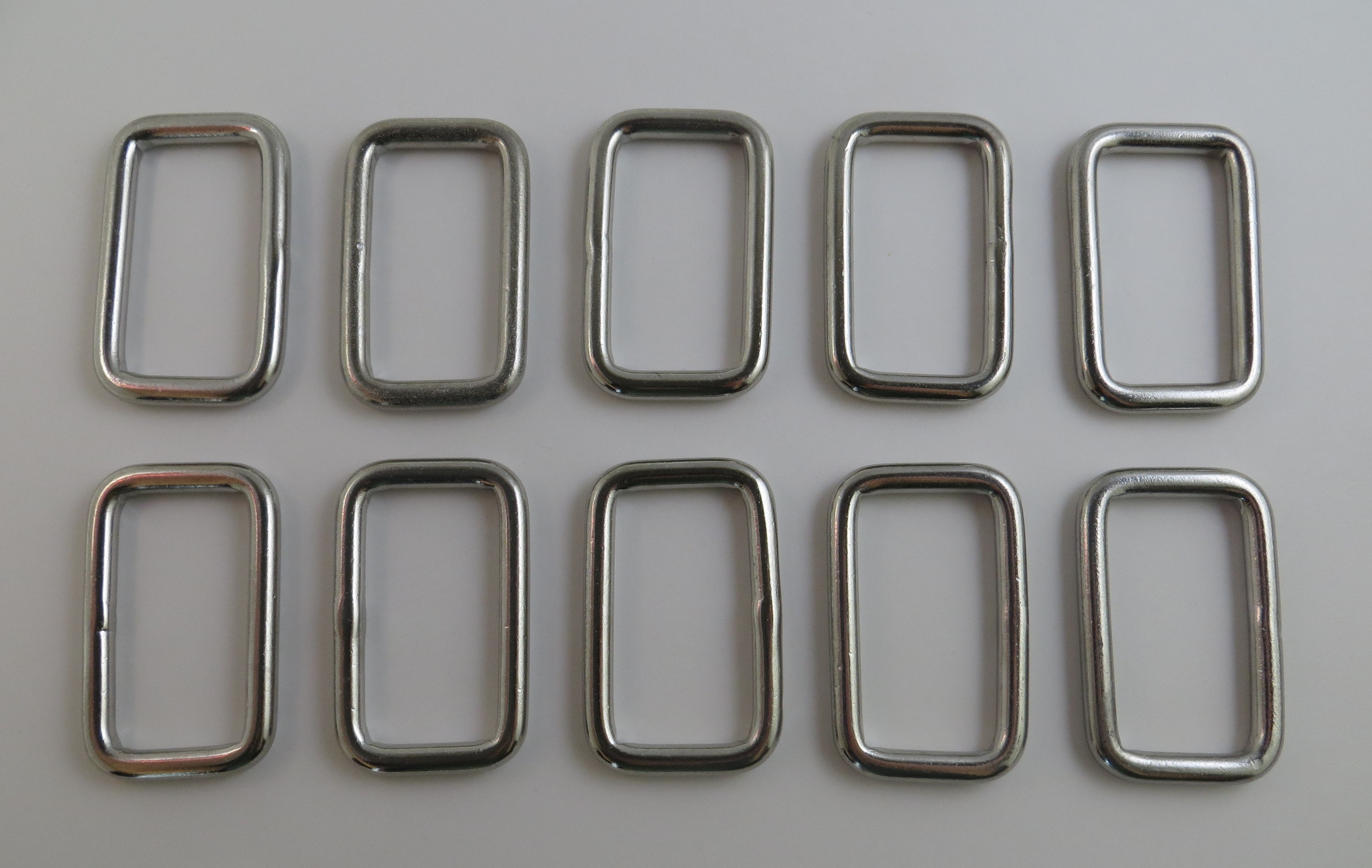 10 Pieces Stainless Steel 316 Rectangle Adjusting Ring 5mm x 40mm (3/16 ...