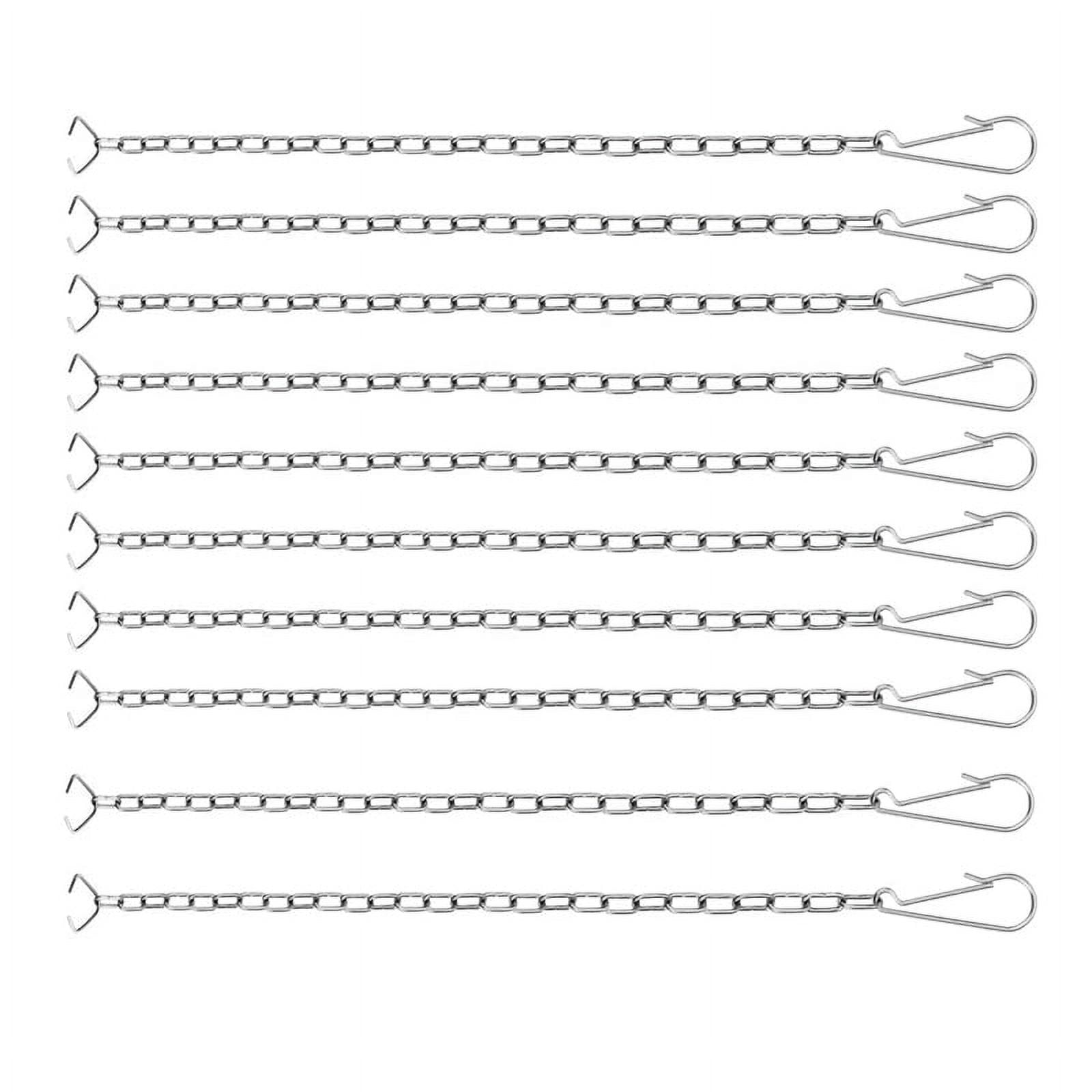 10 Pieces Stainless Steel Toilet Lift Chain Fits Most Toilet Flappers ...
