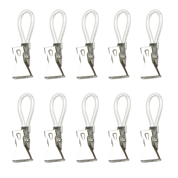 10 Pieces Sturdy Metal Towel Clip For Kitchen and Bathroom Organization ...