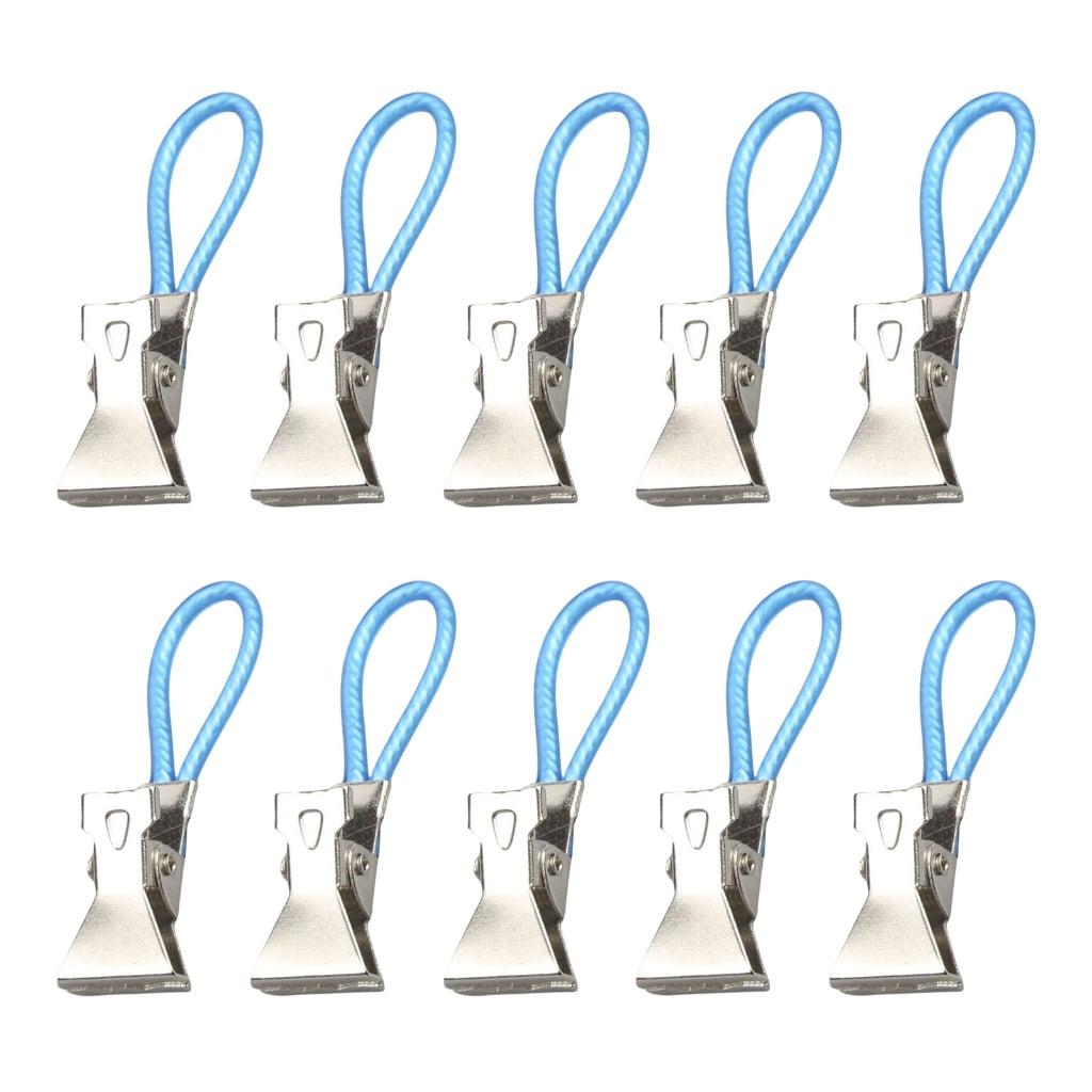 10 Pieces Sturdy Metal Towel Clip For Kitchen and Bathroom Organization ...