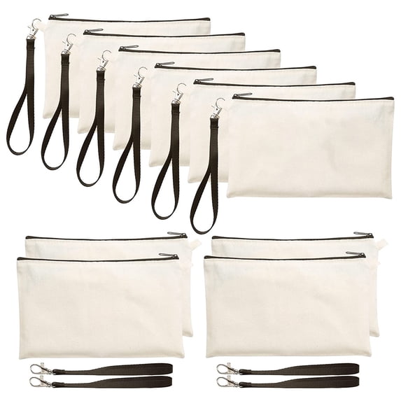 10 Pieces Sublimation-Bags for Heat Press Thermal Transfer Cosmetic Bag ...