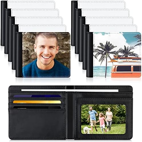 10 Pieces Sublimation Wallets Blanks for Men Employee Appreciation ...