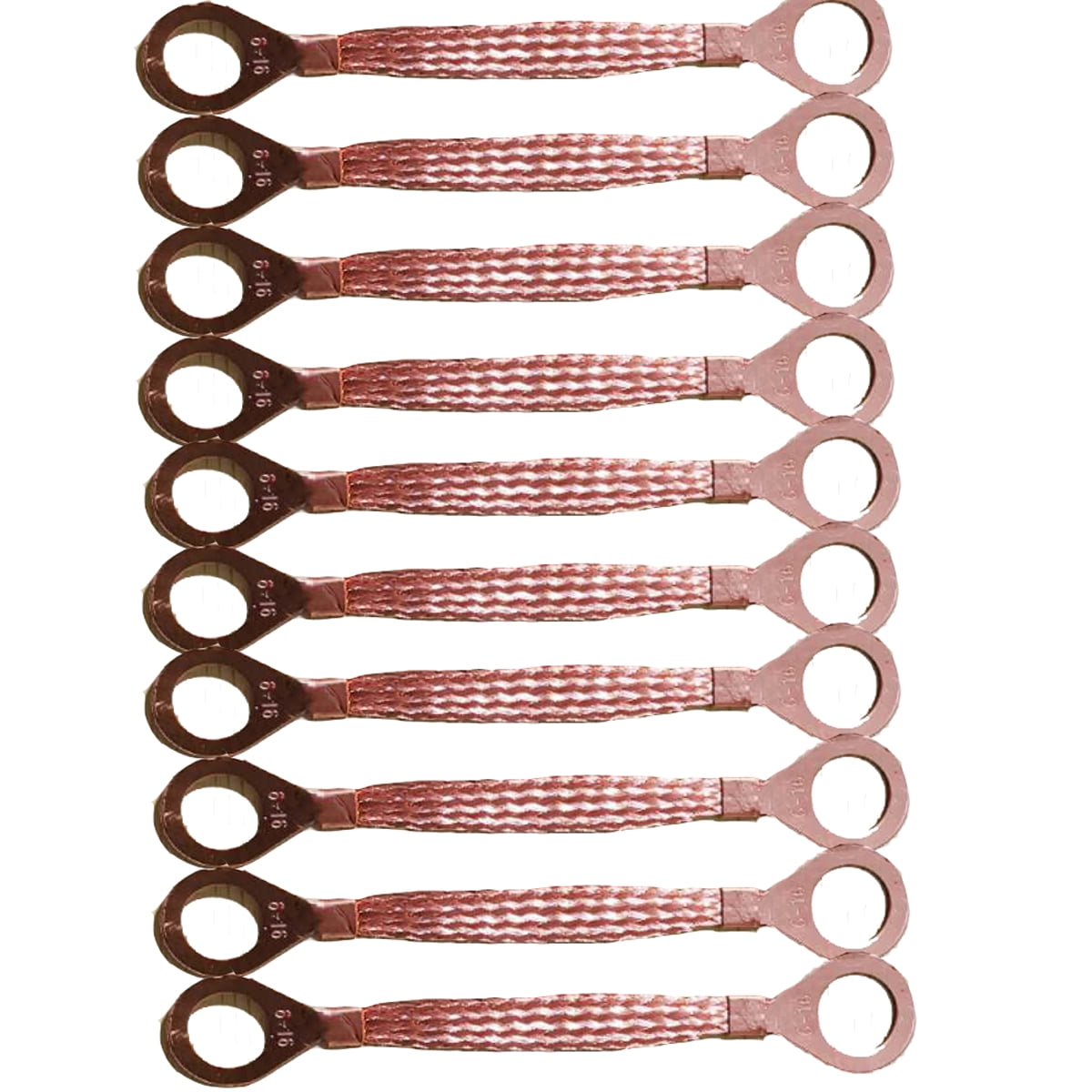 10 Pieces, Terminal Brass Silver-Plated Copper National Standard ...
