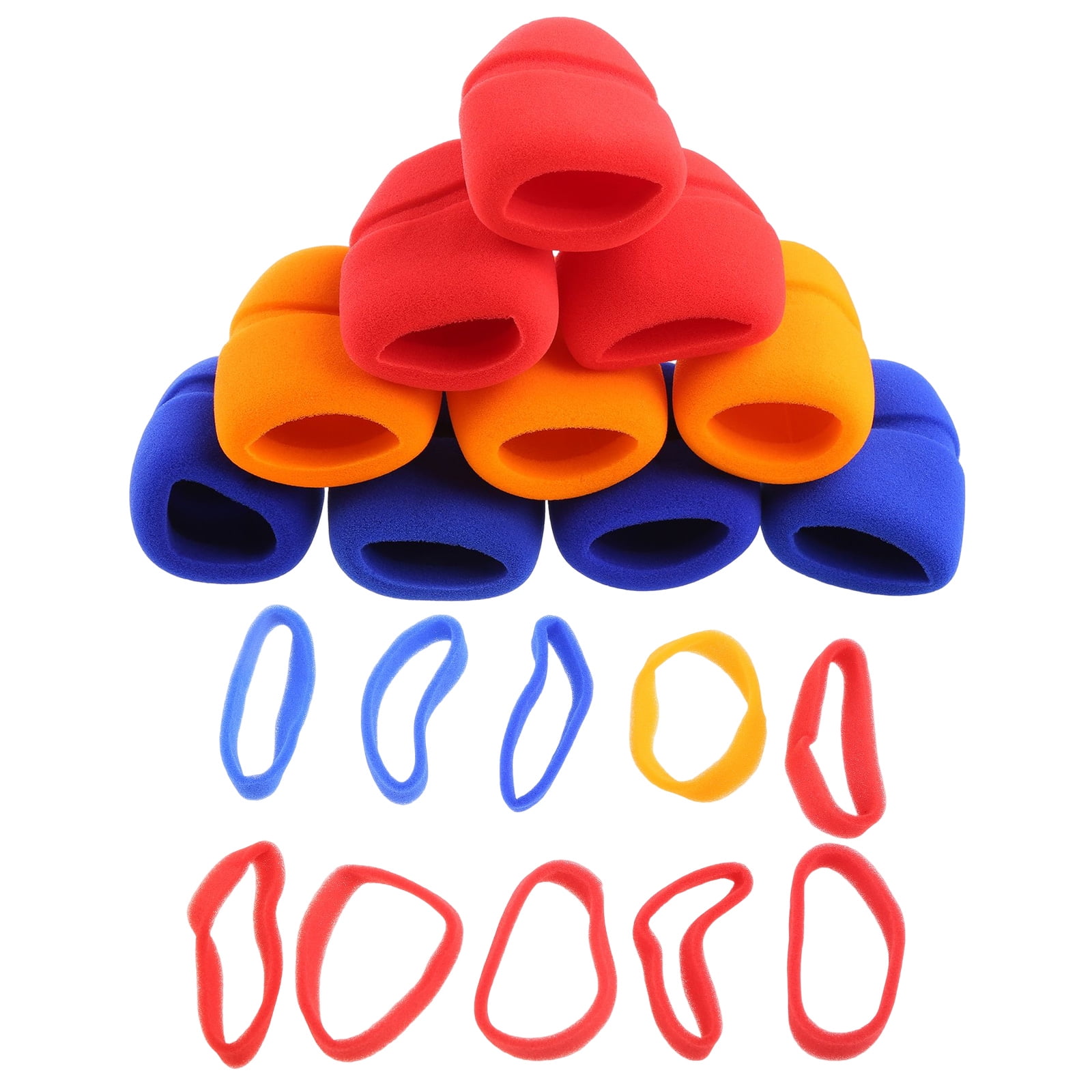 10 Pieces Thick Handheld Stage Microphones Windscreen Foams High ...