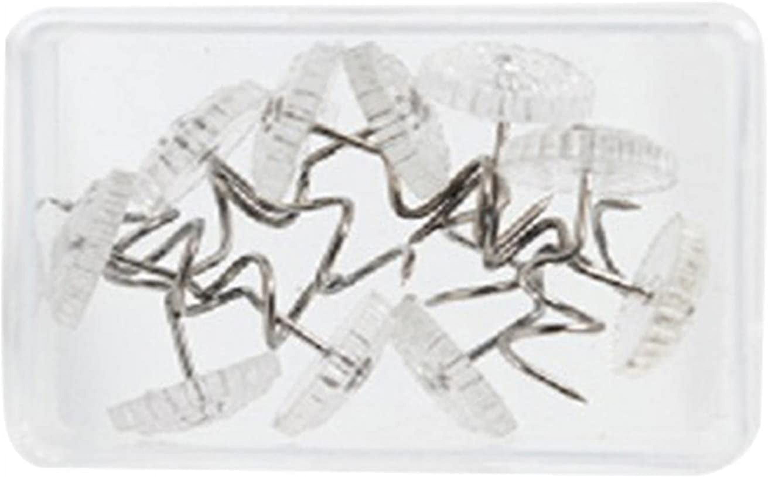 10 Pieces Twist Pins with Clear Heads Fixed Fastener for Upholstery Car ...