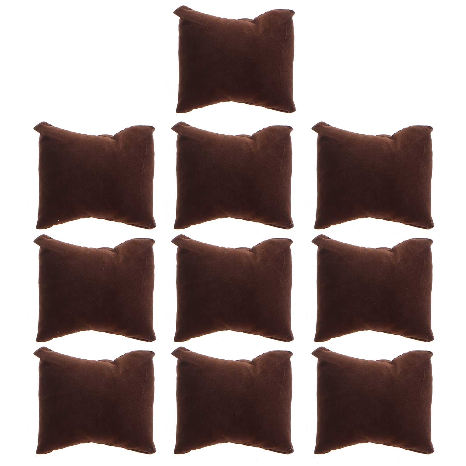 10 Pieces Velvet Bracelet Watch Pillow Small Multicolor Velvet Pillow ...