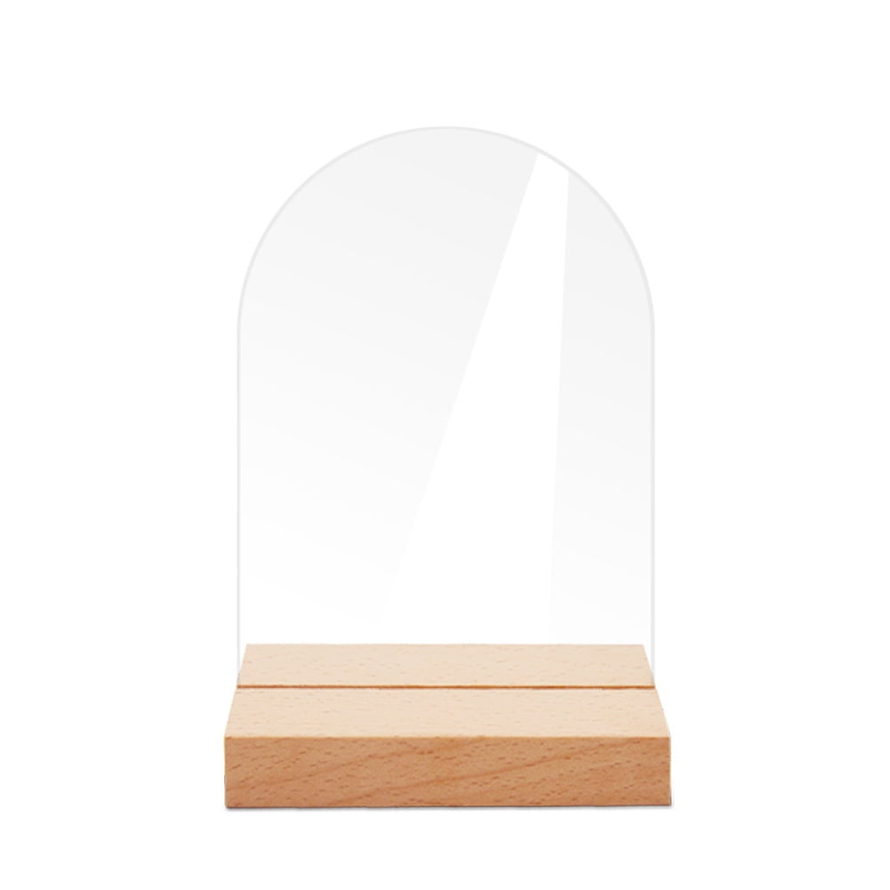 10 Pieces Wedding Table Numbers Acrylic Signs Holders DIY Clear Arch ...