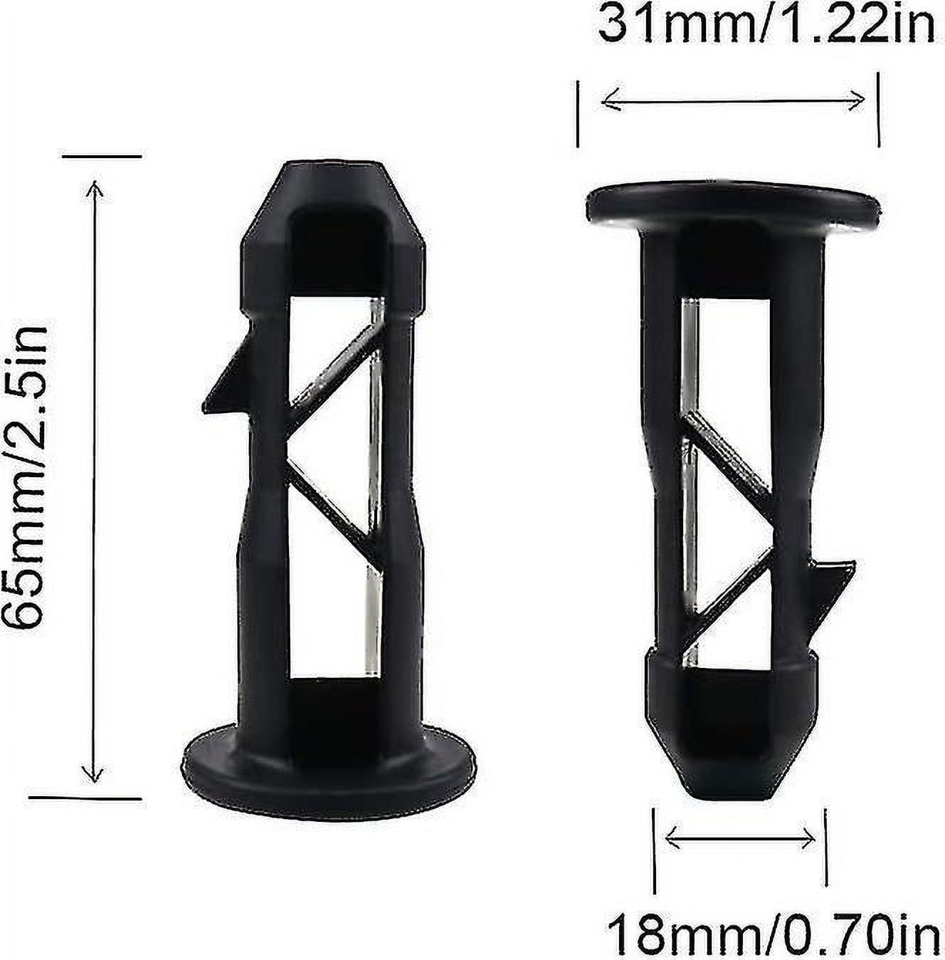 10 Pieces Wheelie Bin Lid Hinge Pins 65mm X 18mm Plastic Outdoor Bin ...