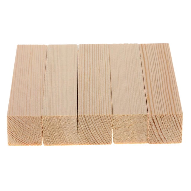 10 Pieces Wooden Dowel Rods Wood Dowels Square Wooden Dowels for ...