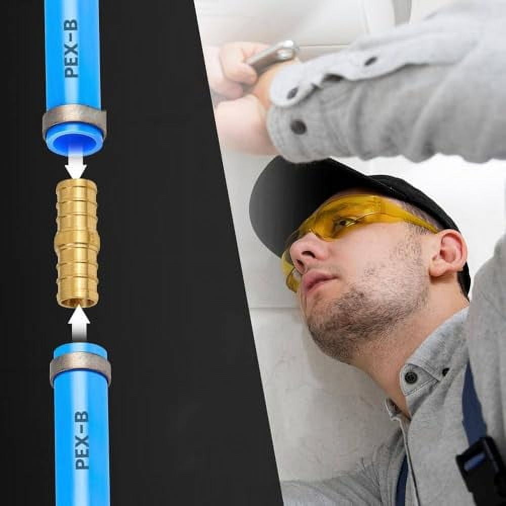 10 Pieces XFITTING 3/4" Pex x 3/4" Male NPT Adapter, Poly Alloy Pex Male, Plastic Male - Crimp ...