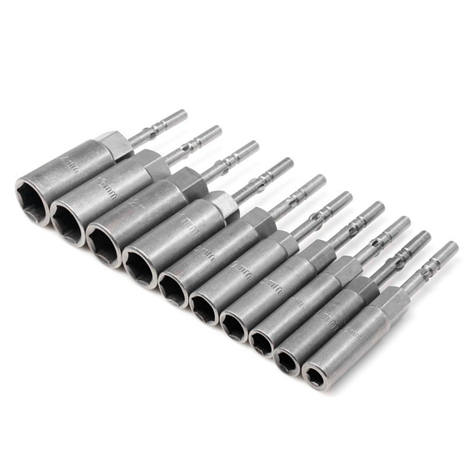 10 Pieces of Electric Screwdriver Hexagon Socket Hexagon Stud Quick ...