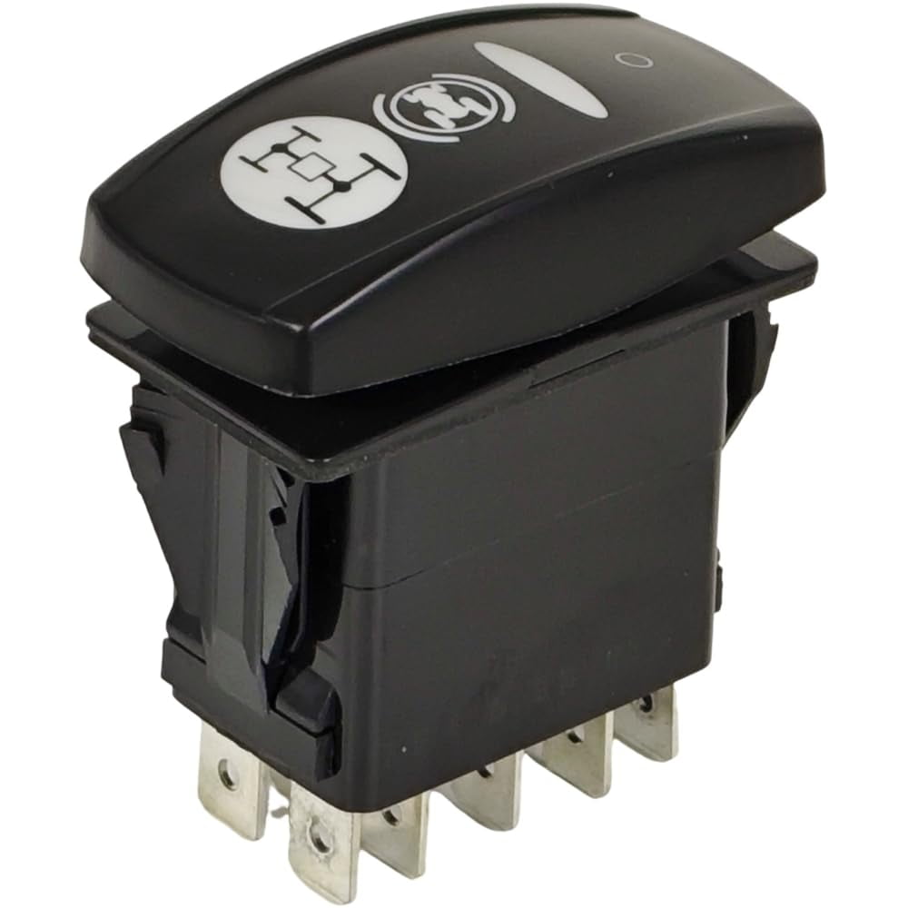 10 Pin ON-ON-ON AWD Rocker Switch 214-4692 Compatible with Caterpillar ...