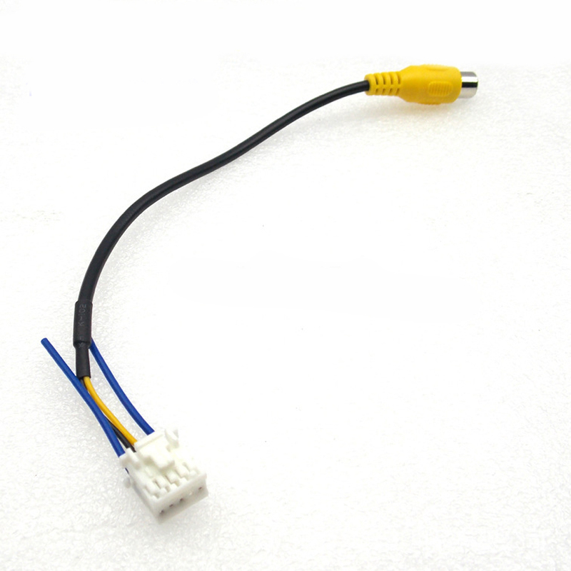 10-Pin Rear View Reversing Camera Cable Adapter For Car Stereo Radio ...