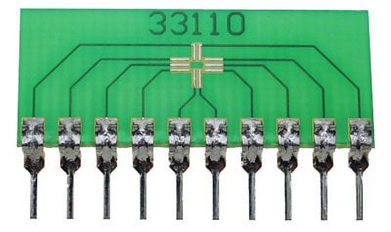 10 Pin SIP Surface Mount Integrated Circuit Adapter (0.4" x 1 ...