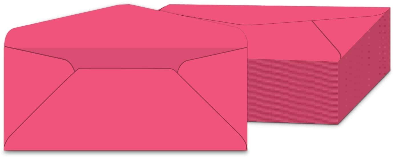 #10 Hot Pink Color Envelopes | Colored Standard Business Size Mailers ...